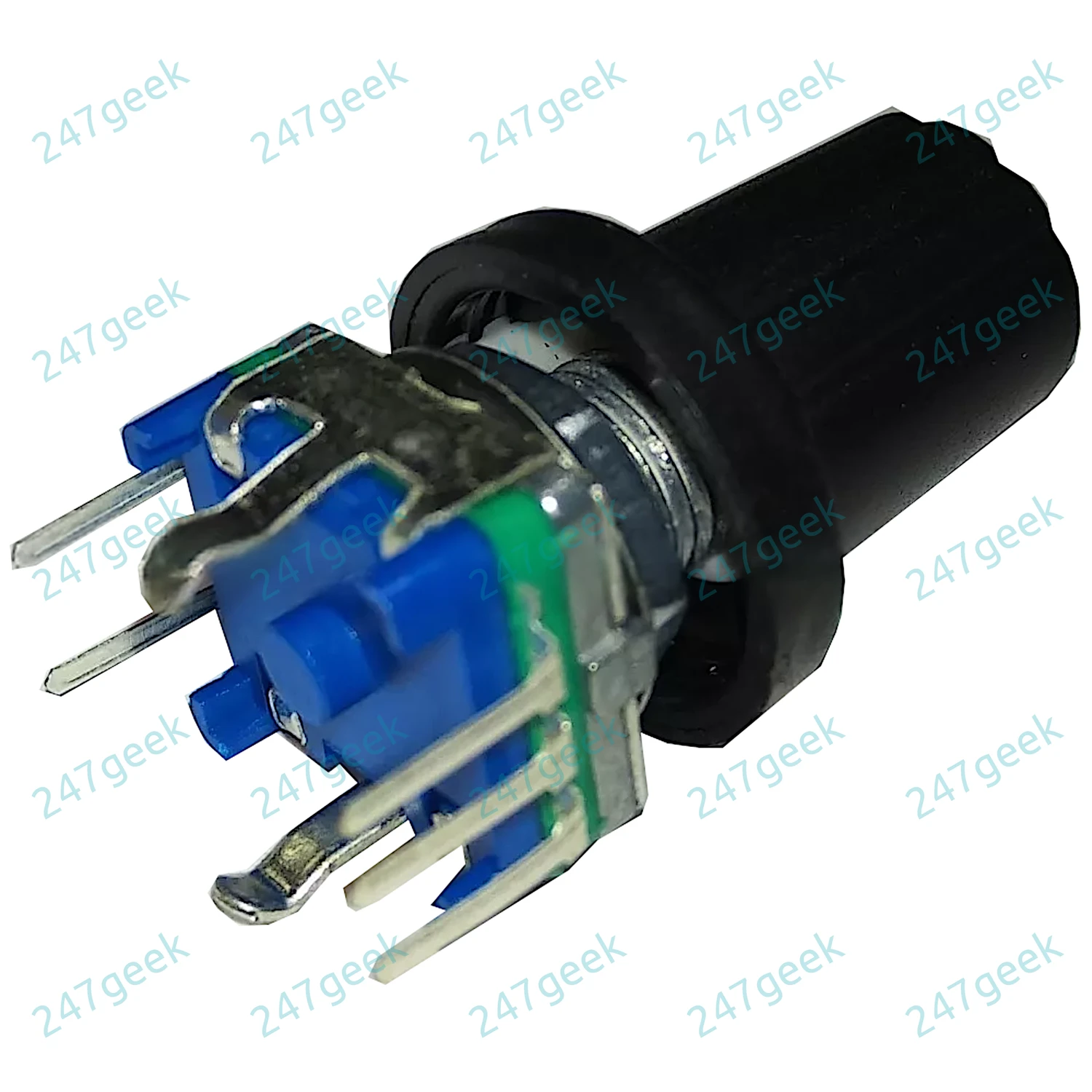 247geek | Rotary Encoder 5 pin with Knob Top Clickable Switch